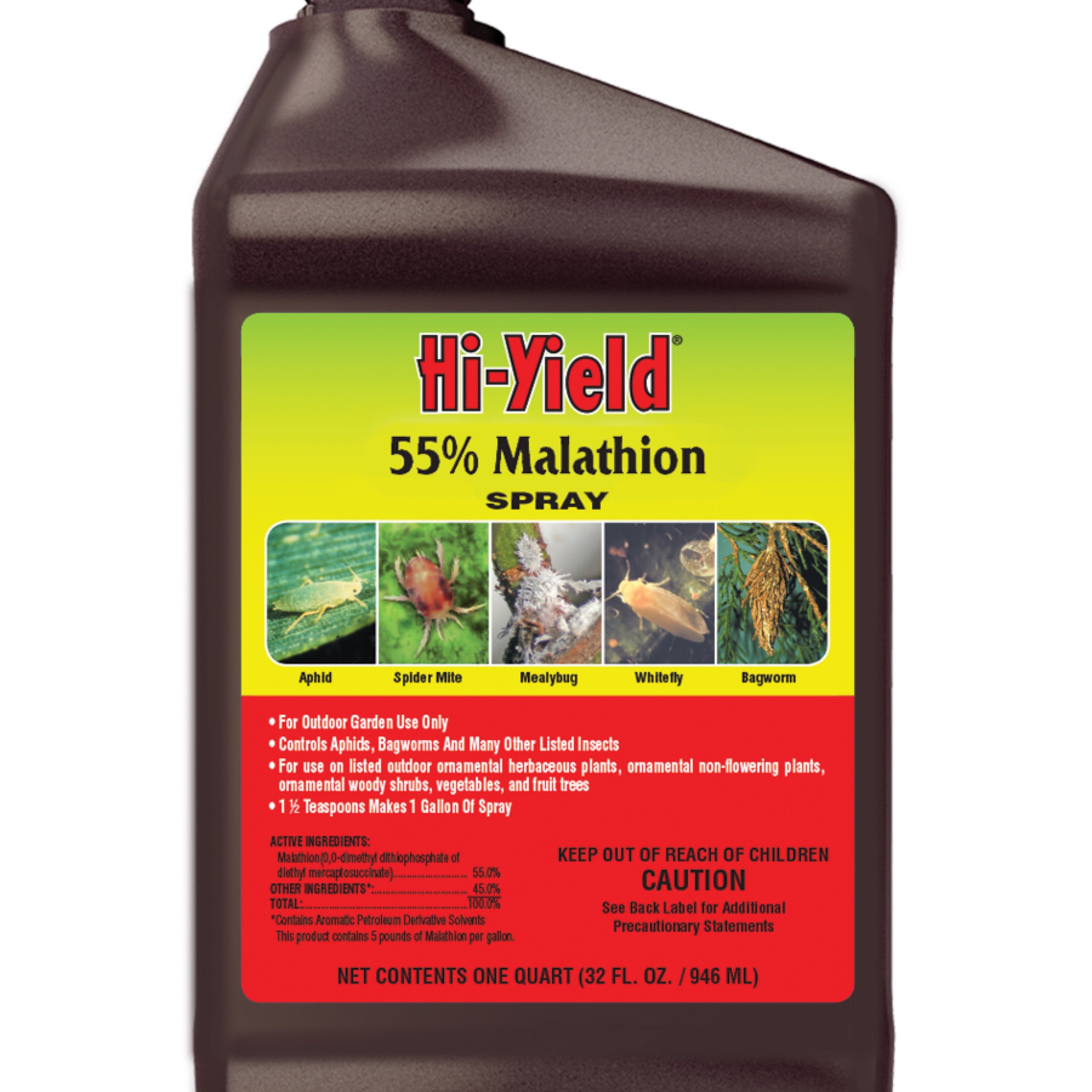 Hi-Yield 55% Malathion Spray Insect Killer Liquid Concentrate 32 oz ...